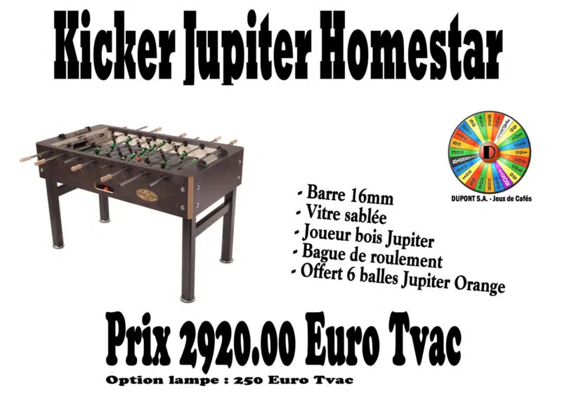 Kicker jupiter Homestar avec lampe | Dupont SA